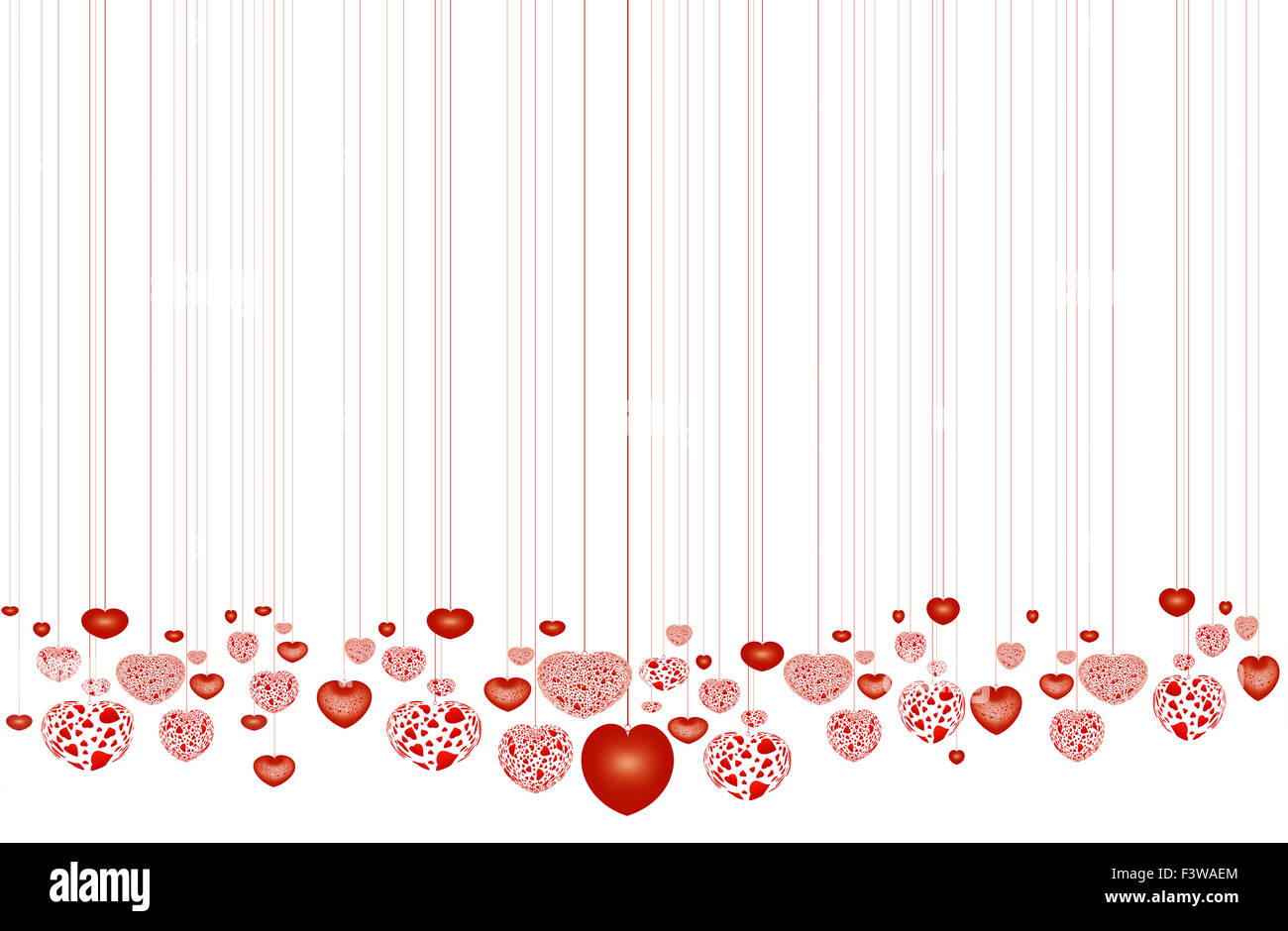 Strings with hearts hi-res stock photography and images - Alamy