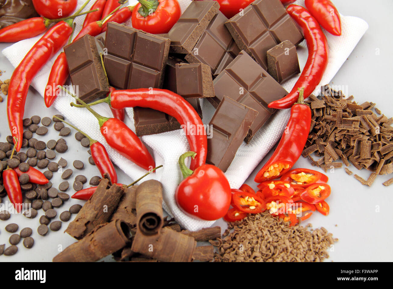 Dark chilli chocolate hi-res stock photography and images - Alamy