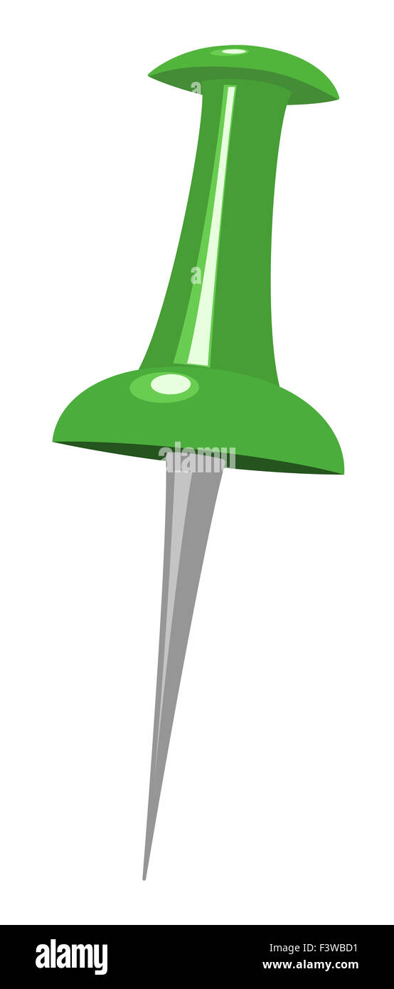 Cartoon drawing pin Cut Out Stock Images & Pictures - Alamy