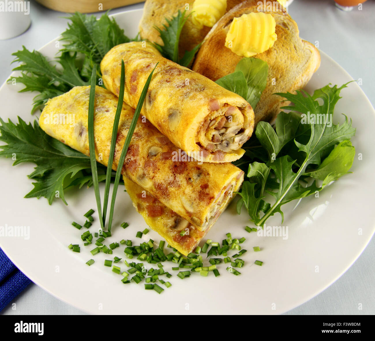 Rolled omelette hi-res stock photography and images - Alamy