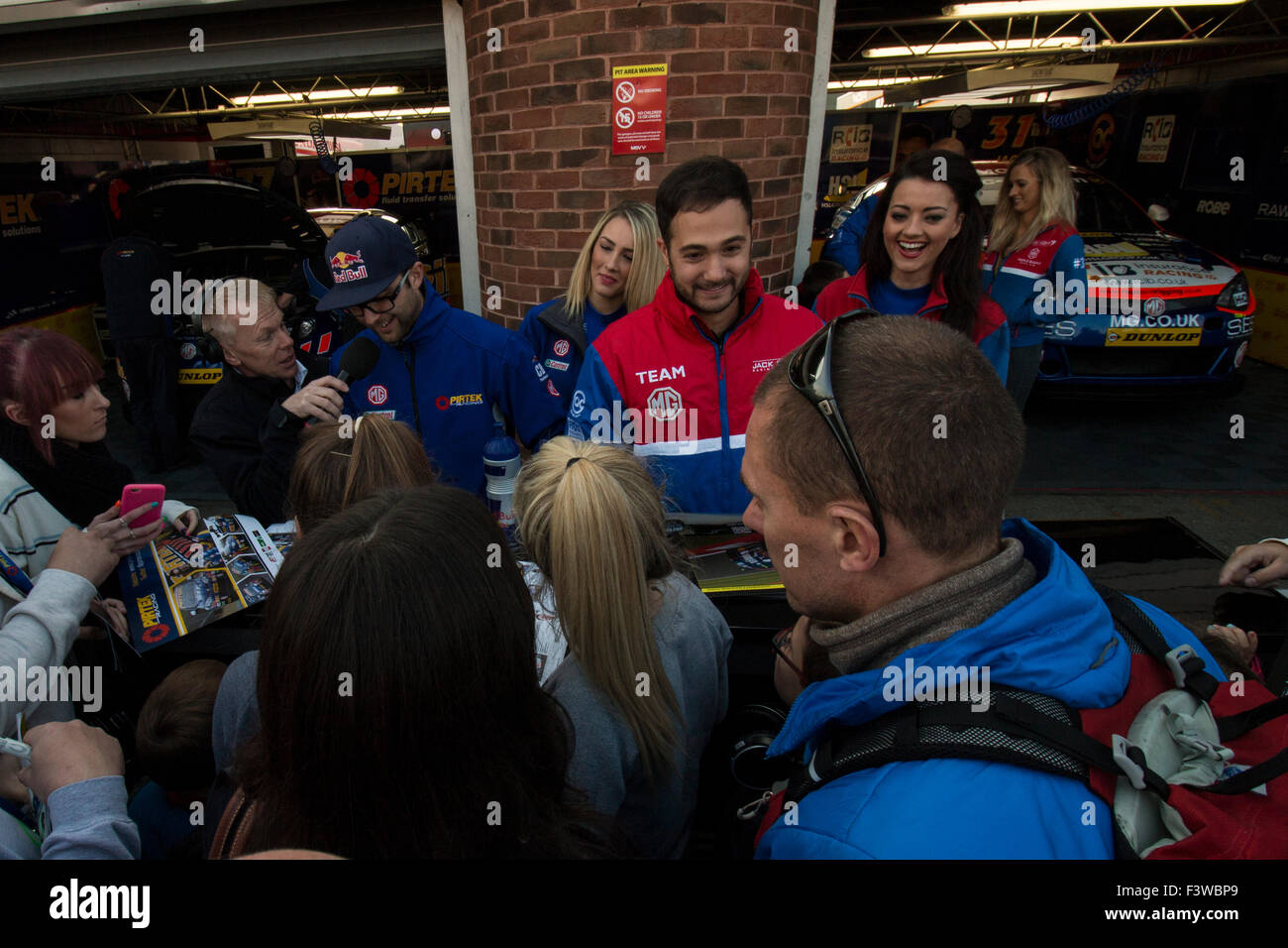Andrew Jordan and Jack Goff Triple Eight Racing signing autographs at ...