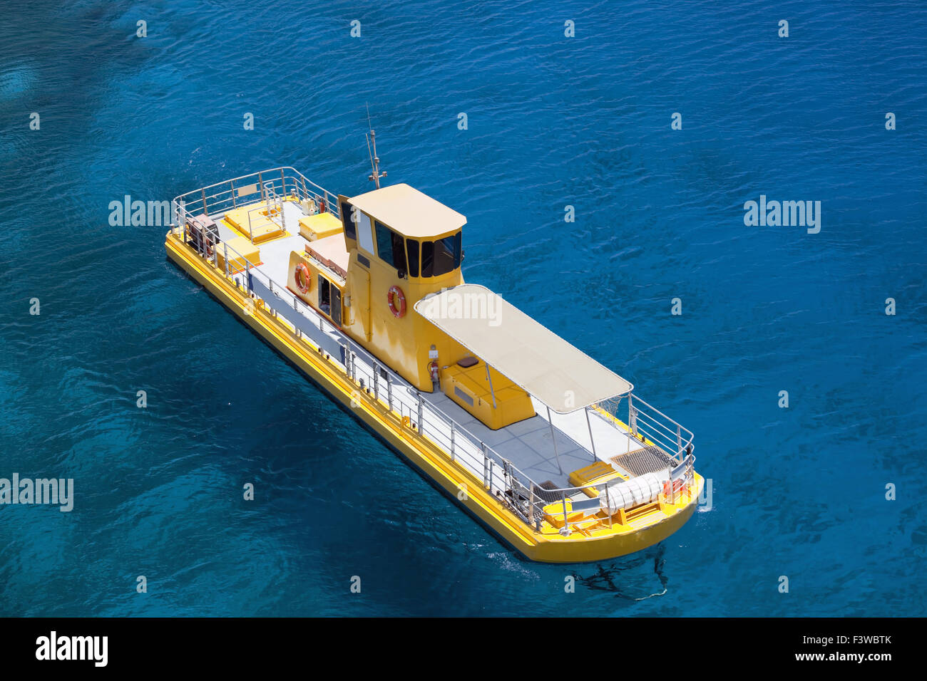Red and yellow boat vessel hi-res stock photography and images - Alamy