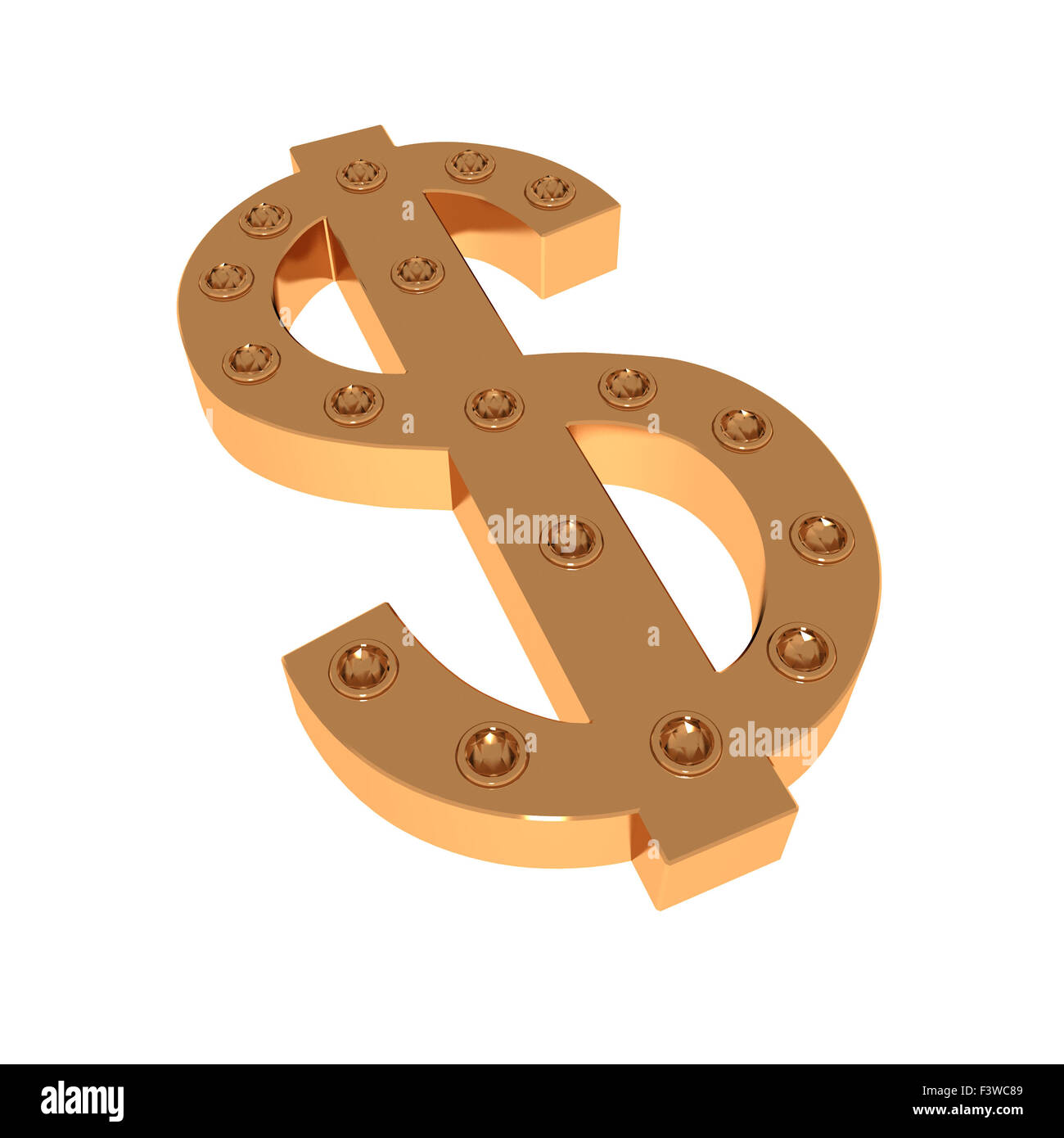 Mark of dollar #1 Stock Photo - Alamy
