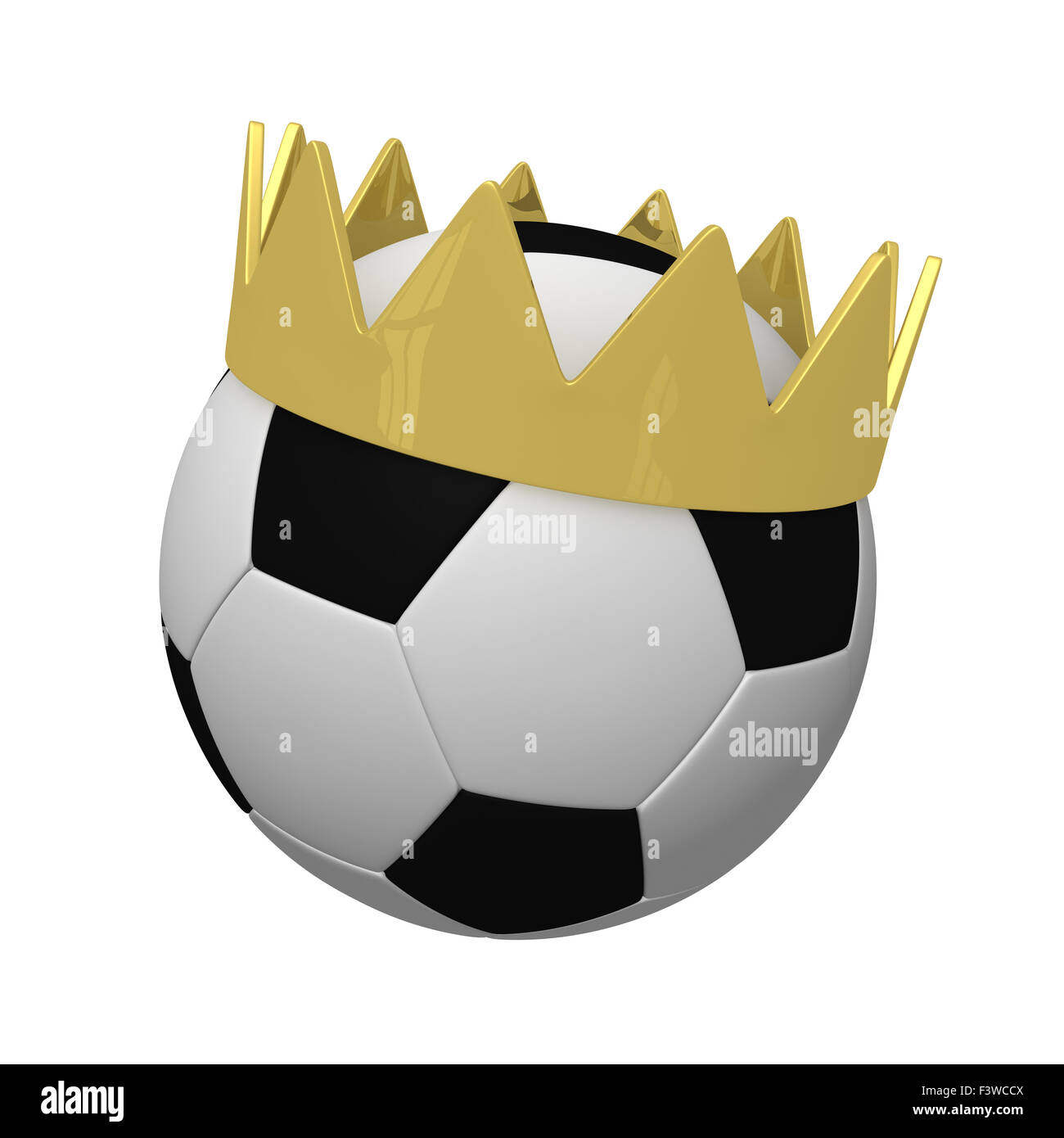 Football crown king football icon hi-res stock photography and images ...
