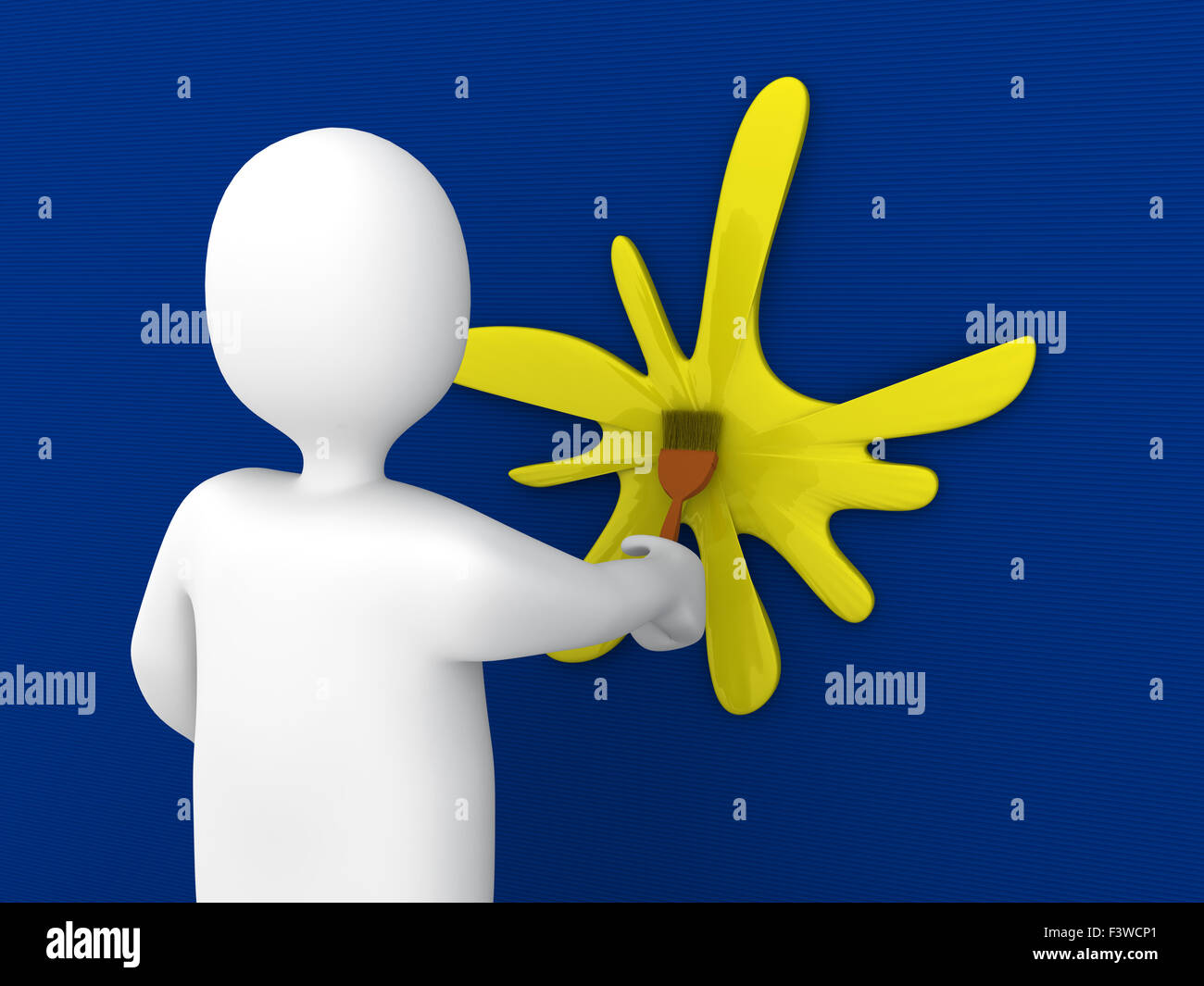 3d art painting hi-res stock photography and images - Alamy
