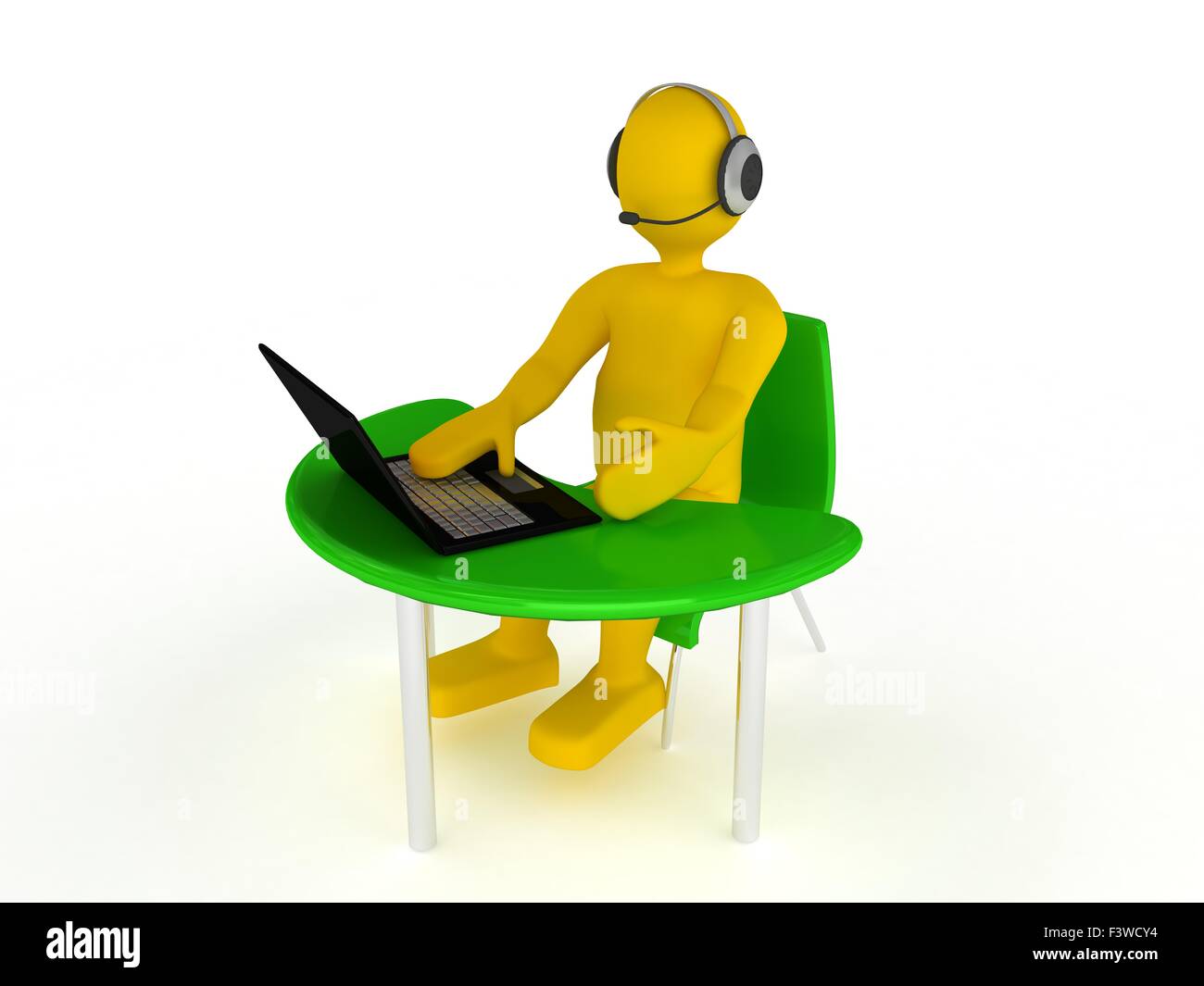 3d person with notebook Stock Photo - Alamy
