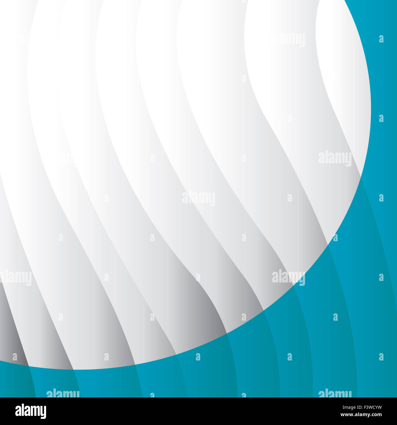 Blue and white wave Stock Photo - Alamy