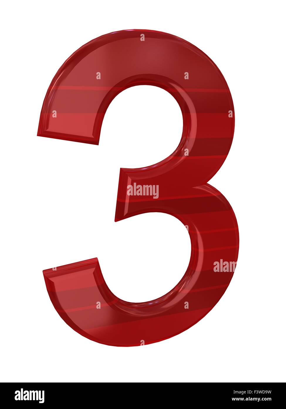 Number over white Stock Photo - Alamy