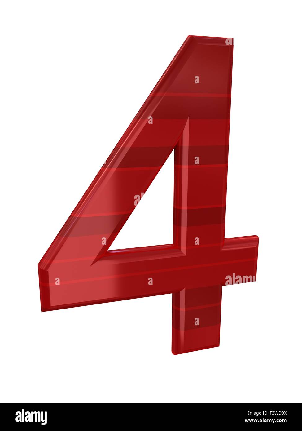 Number over white Stock Photo - Alamy
