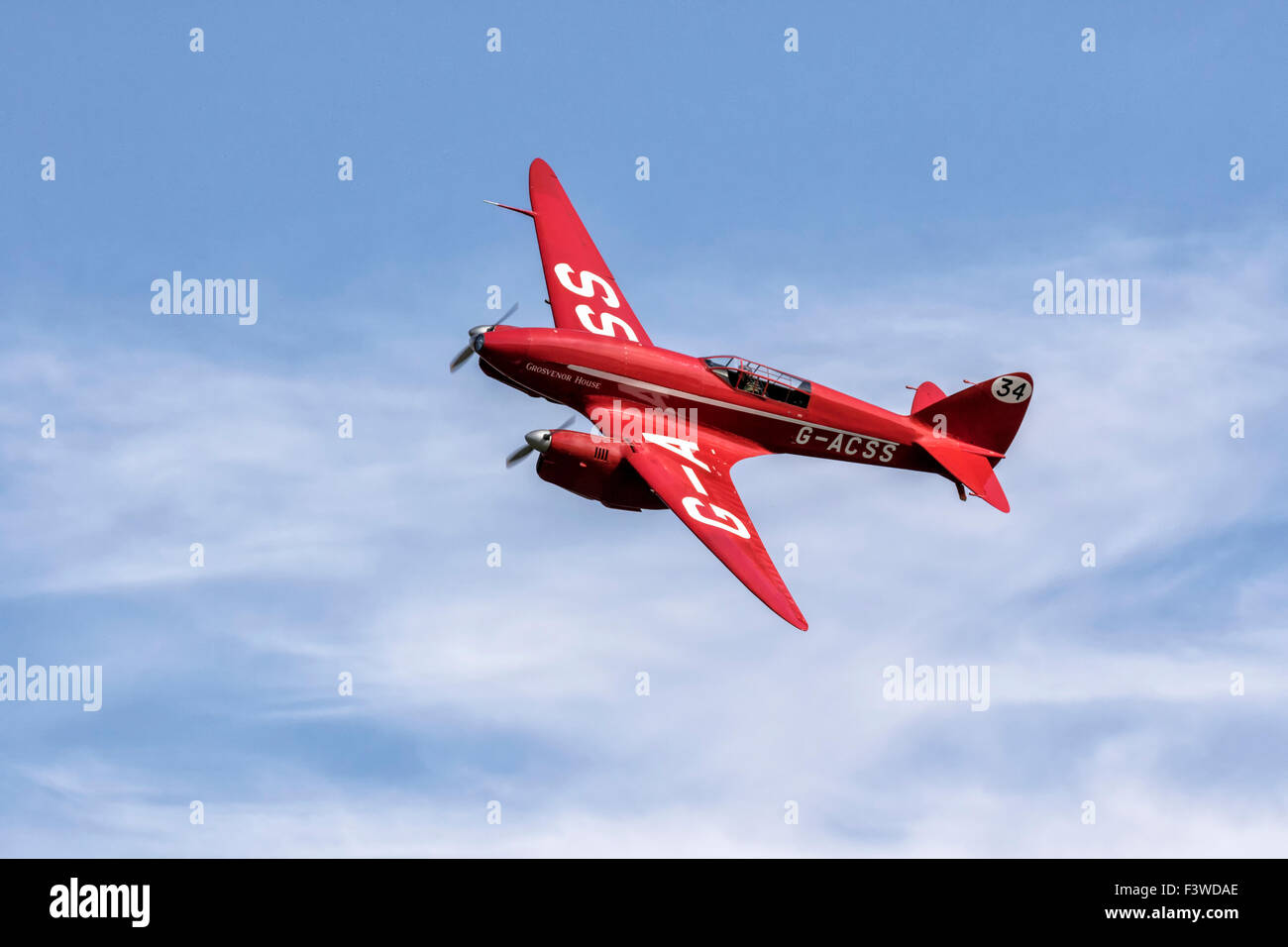 De Havilland DH88 Comet Racer Stock Photo - Alamy