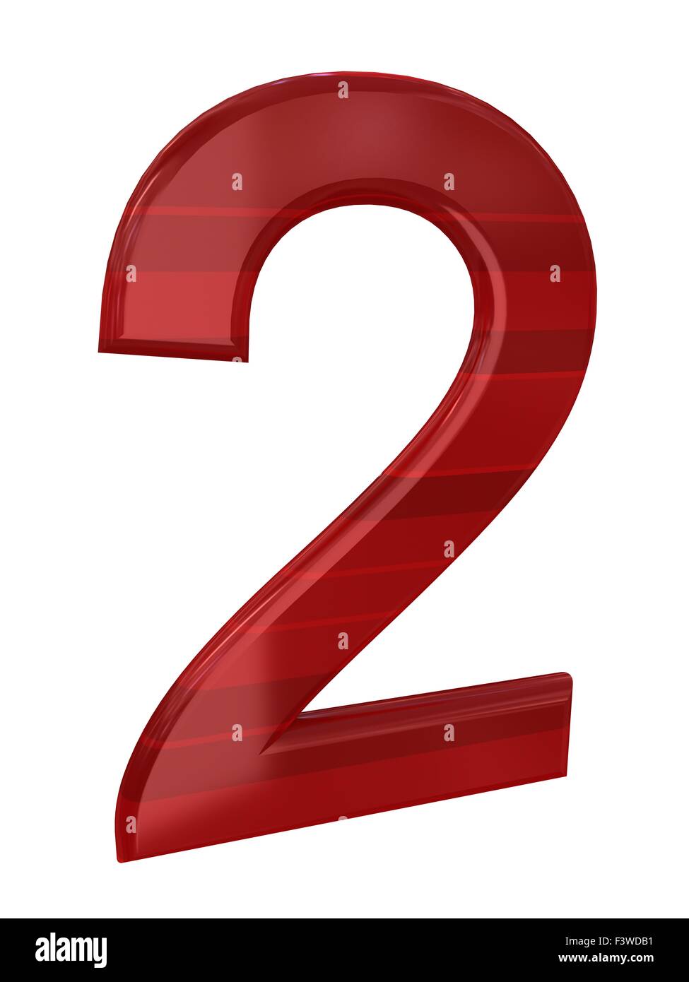 Number over white Stock Photo - Alamy