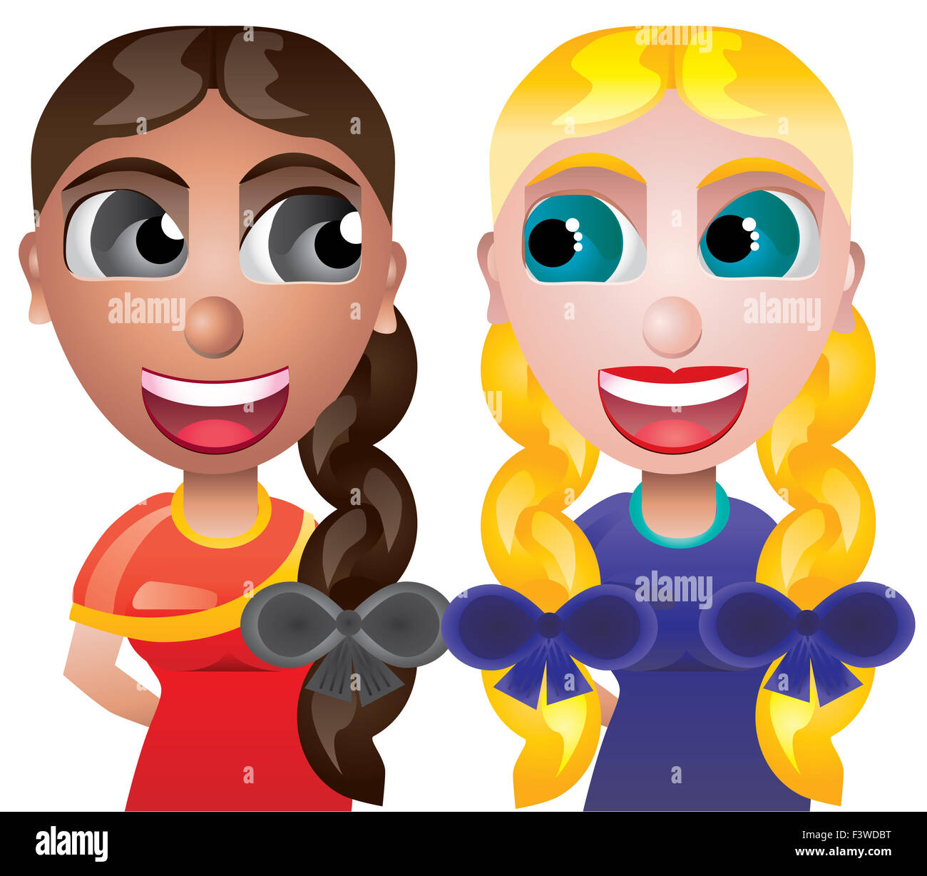 Cartoon faces hi-res stock photography and images - Alamy