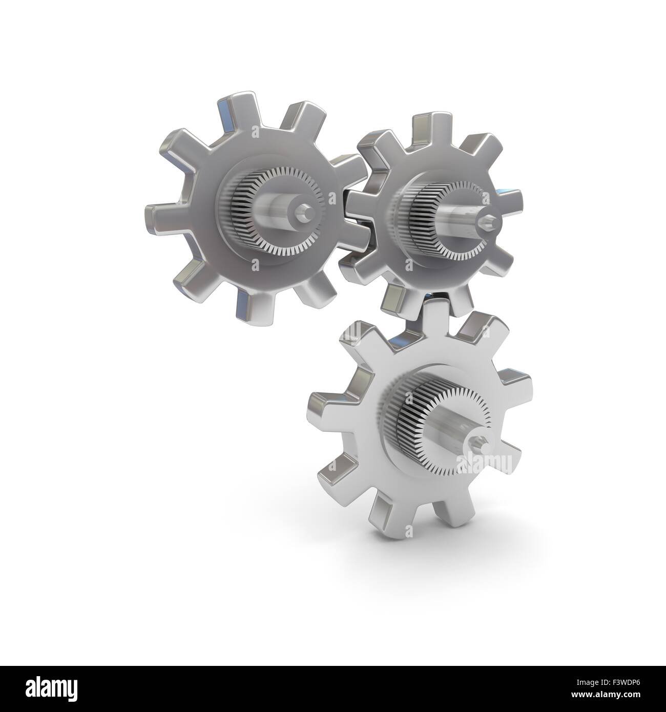 Gears over white background Stock Photo - Alamy