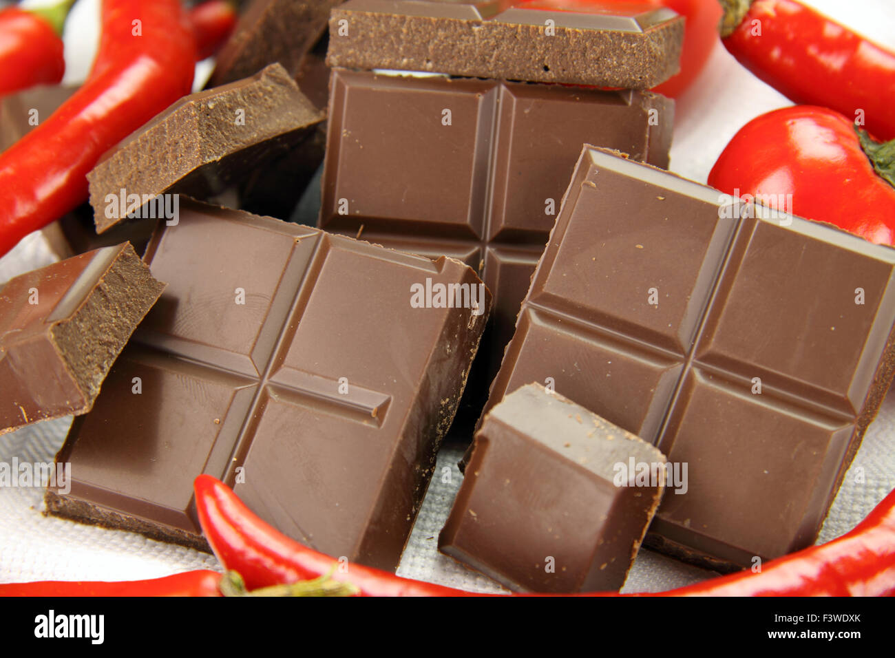 Dark chilli chocolate hi-res stock photography and images - Alamy