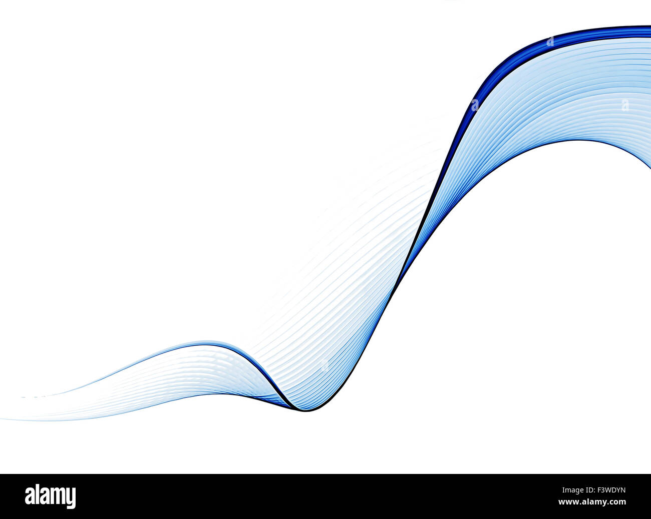 Blue wavy abstract background Stock Photo - Alamy