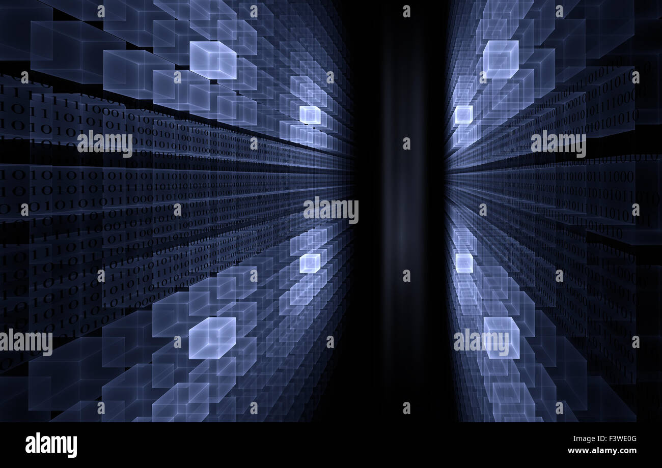 Internet concept - binary code Stock Photo - Alamy