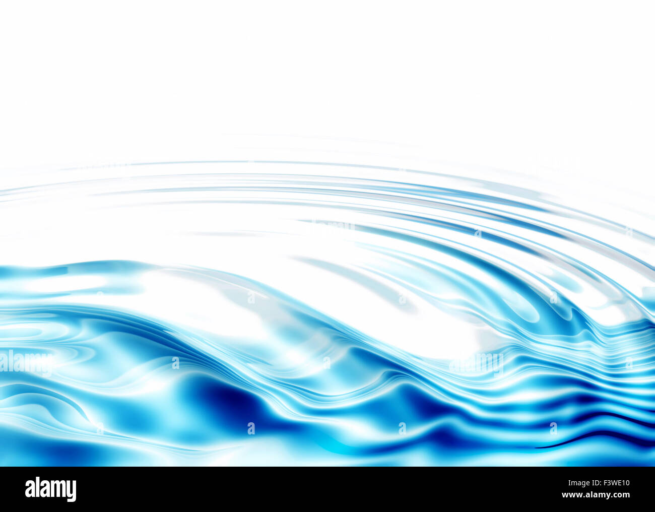 fresh, crystal clear water ripples Stock Photo - Alamy