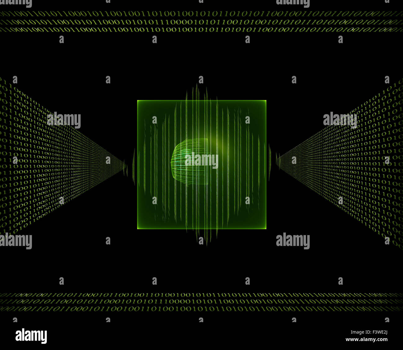 binary code data flow Stock Photo - Alamy