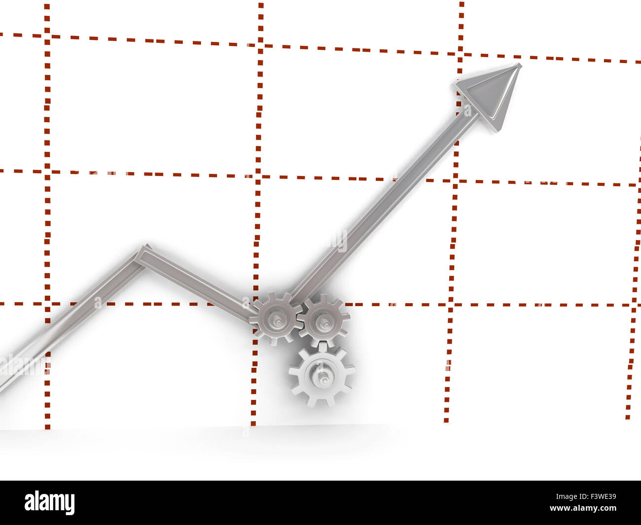 3d concept with chart Stock Photo - Alamy