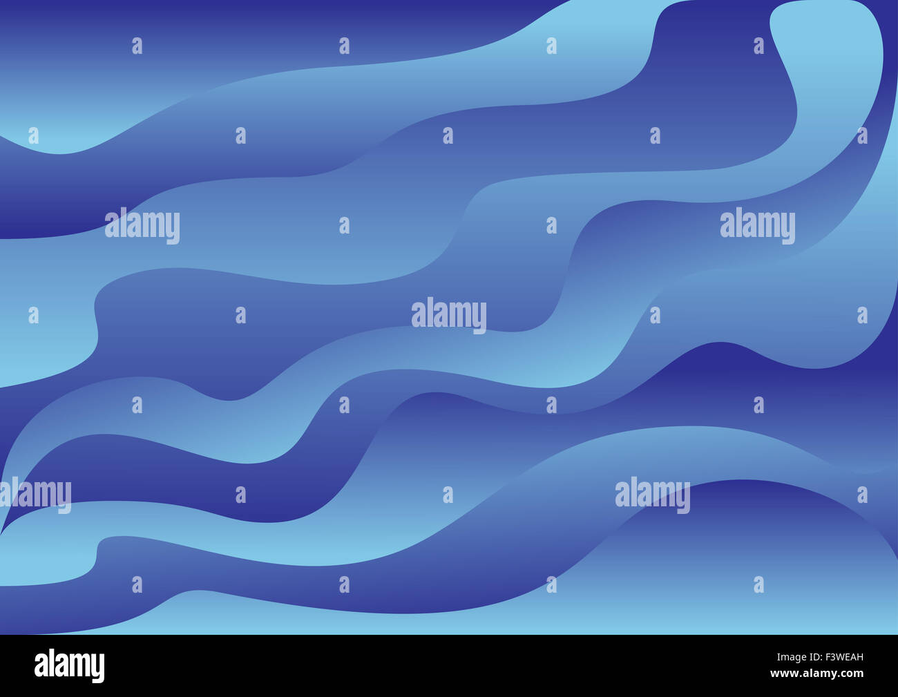 Waves - vector background Stock Photo - Alamy