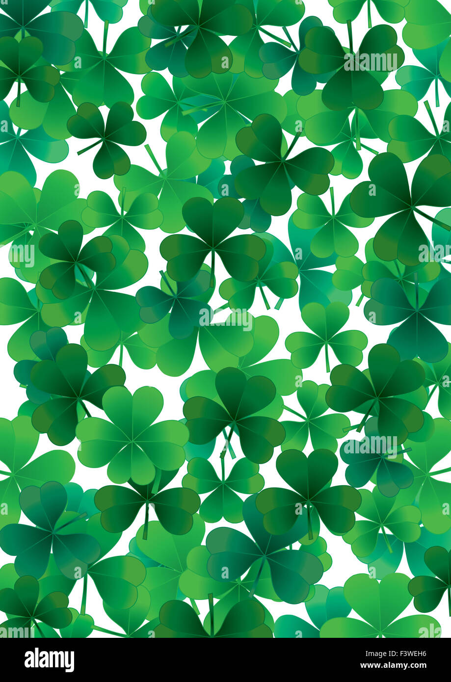 Happy clover background Stock Photo - Alamy