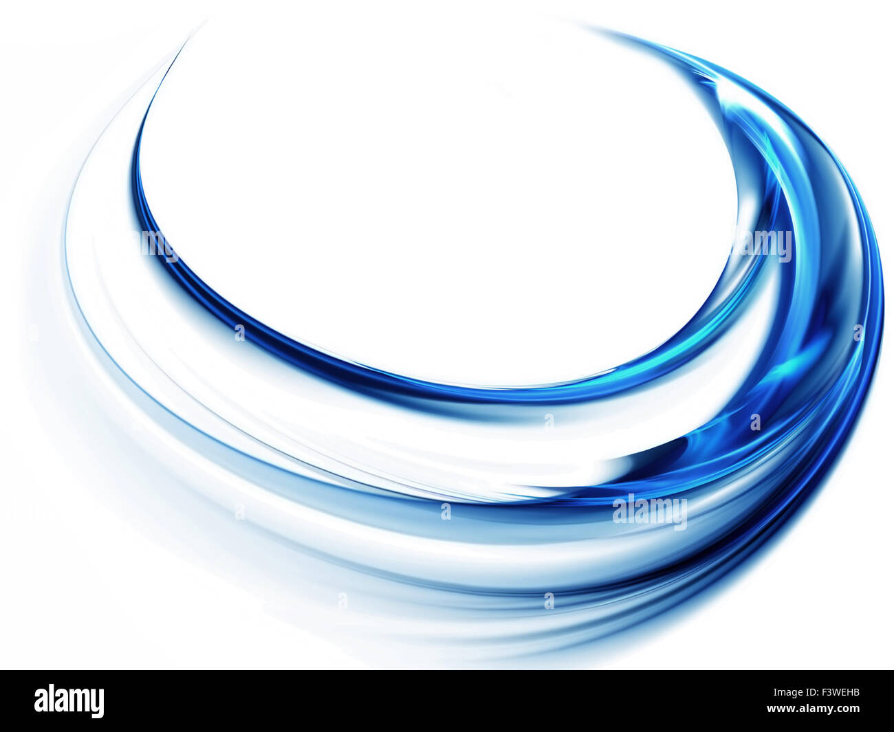 whirlpool, dynamic blue rotational motion Stock Photo - Alamy