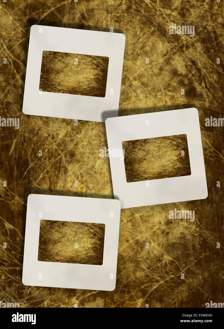 vintage slide photo frames Stock Photo - Alamy
