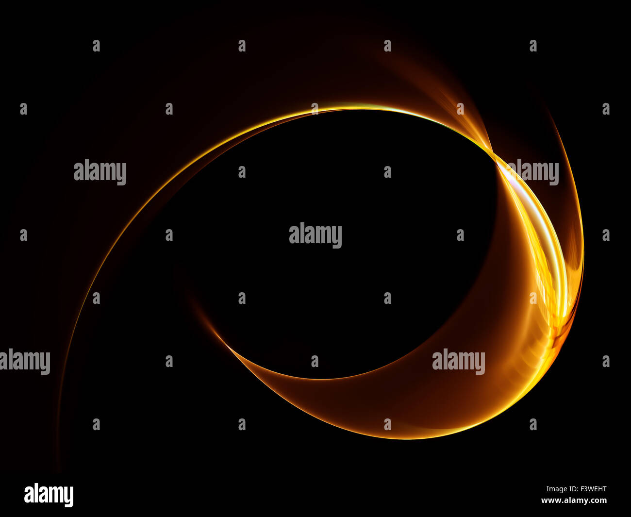 golden circle in motion, rotating Stock Photo - Alamy