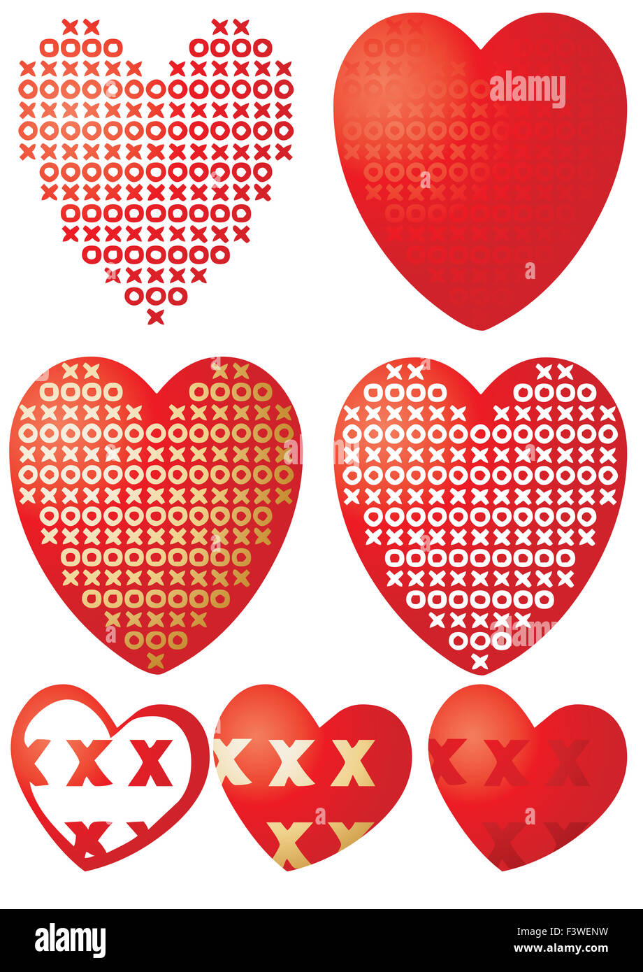 Xoxo heart hi-res stock photography and images - Alamy
