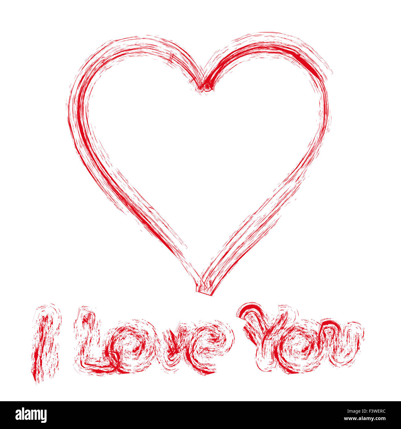 Written declaration of love Stock Photo - Alamy