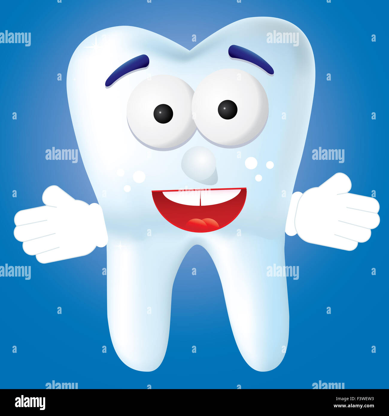 Tooth cartoon hi-res stock photography and images - Alamy