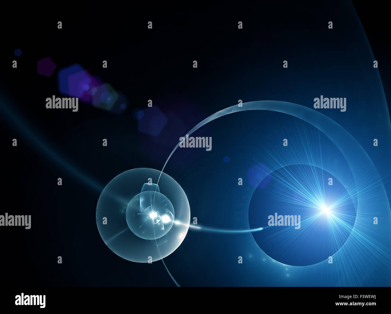 Rays and space hi-res stock photography and images - Alamy