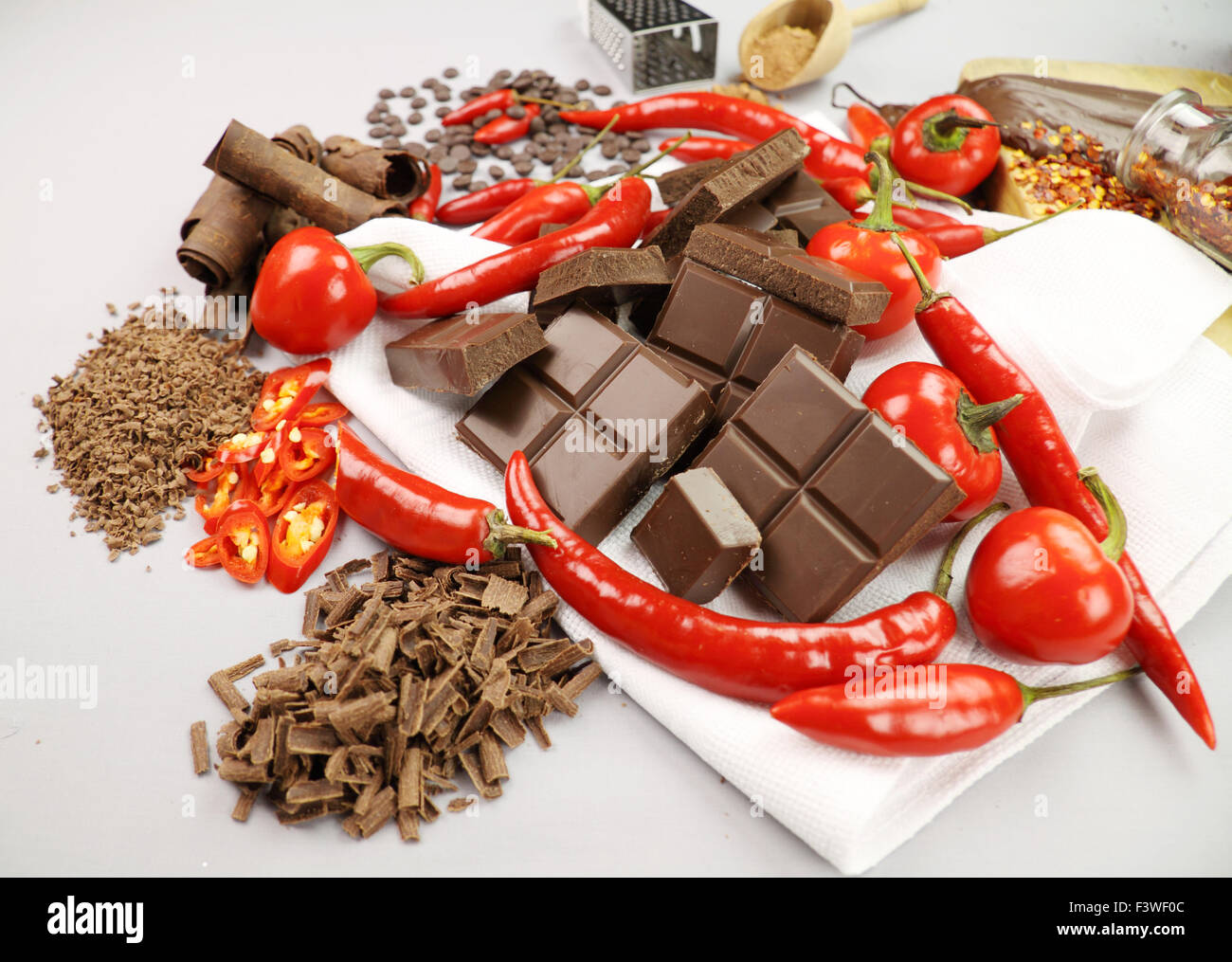 Curled chilli hi-res stock photography and images - Alamy