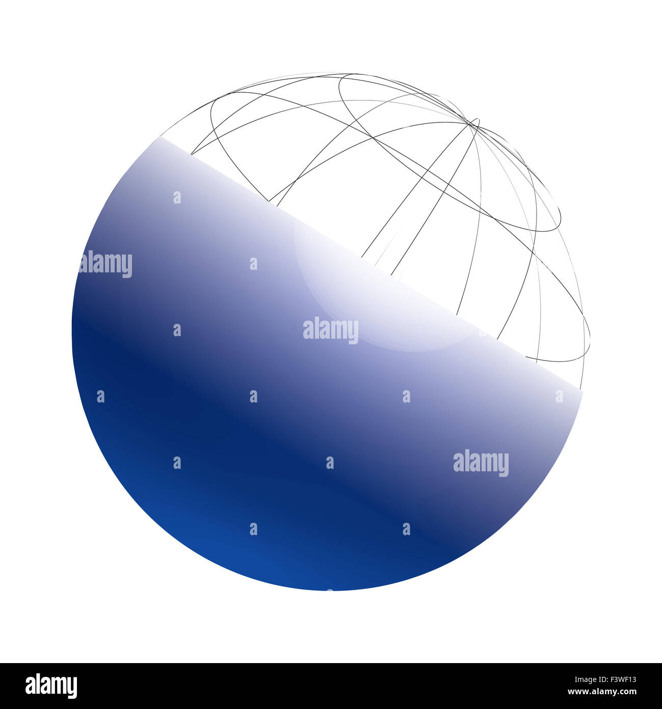 3d globe framework Stock Photo - Alamy