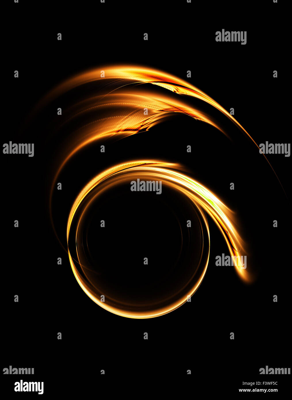 golden circular motion, rotating Stock Photo - Alamy