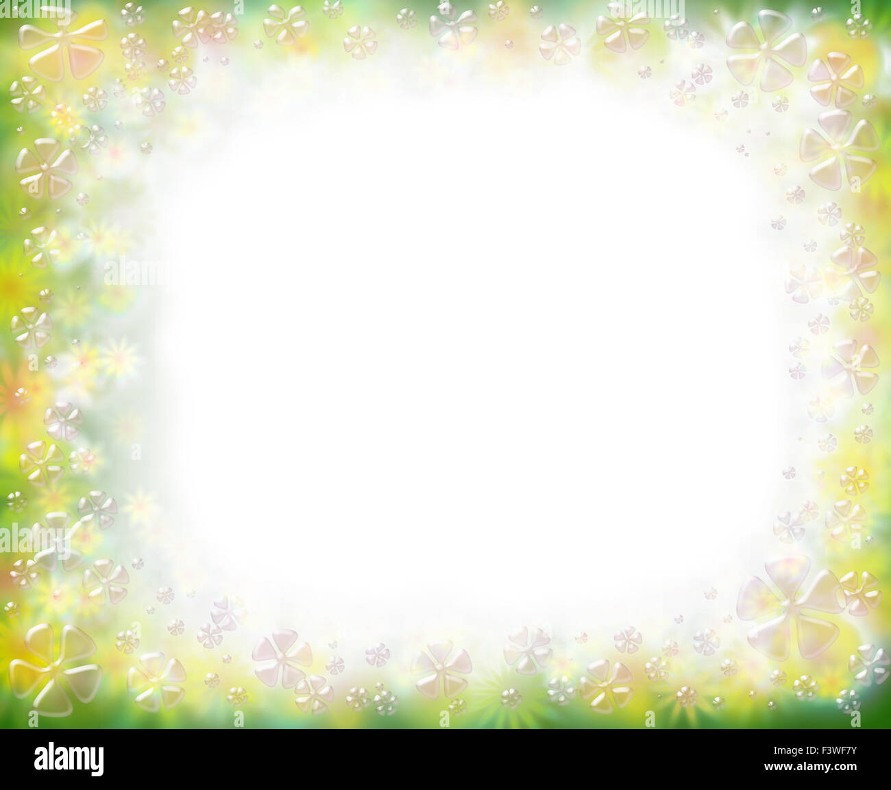 Spring Flower Page Border