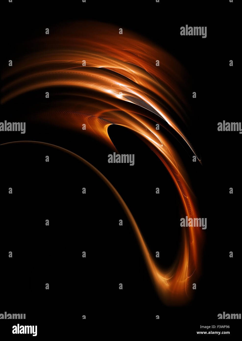 dynamic linear fiery red motion, rotation Stock Photo - Alamy