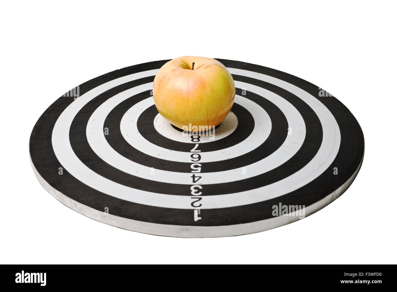 target and apple Stock Photo - Alamy