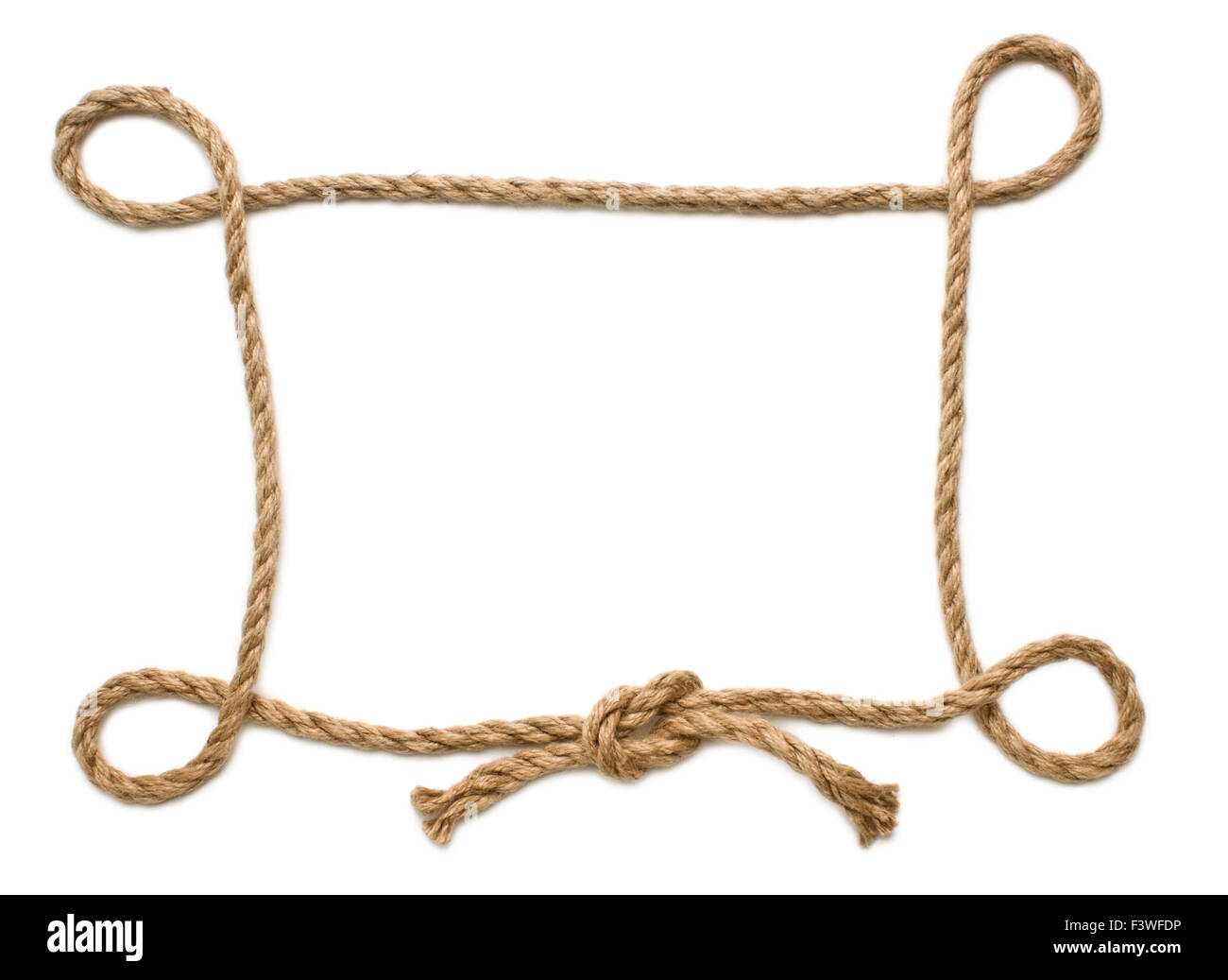 picture frame of rope Stock Photo - Alamy