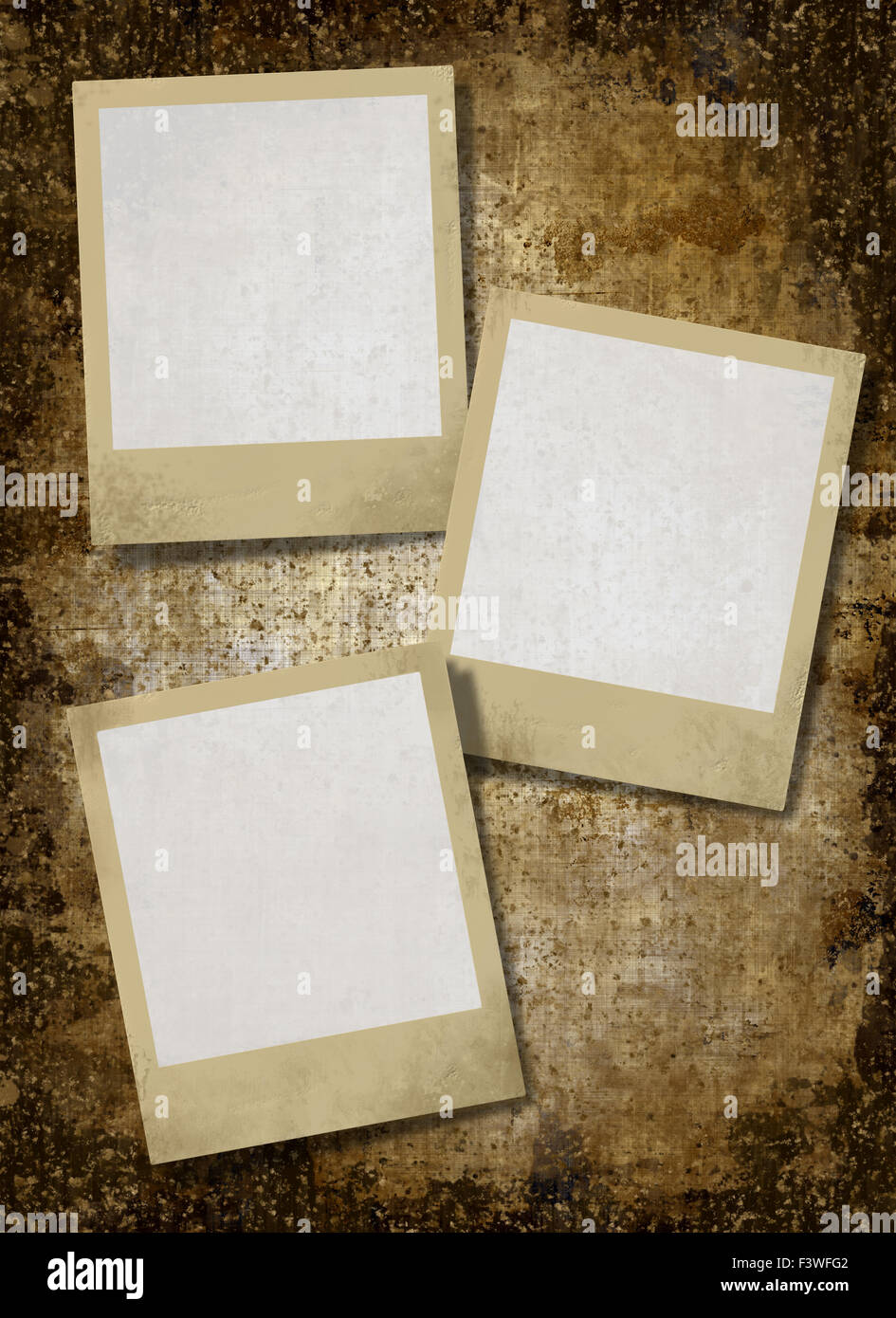 vintage instant photo frames Stock Photo - Alamy
