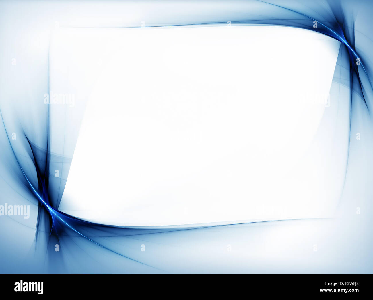 blue wavy border Stock Photo - Alamy