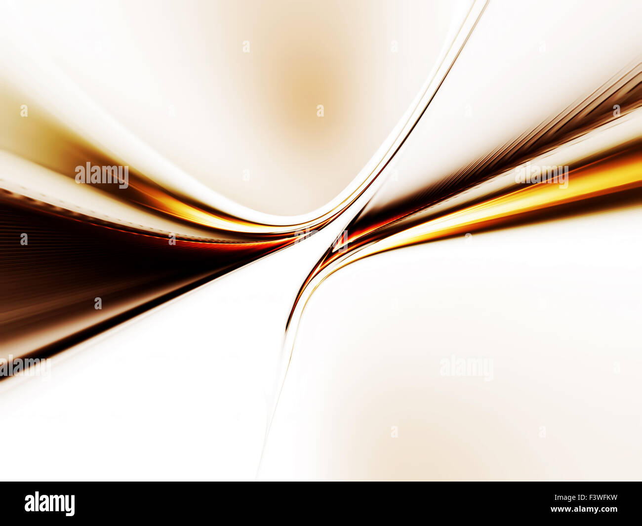 dynamic golden abstract background on white Stock Photo - Alamy