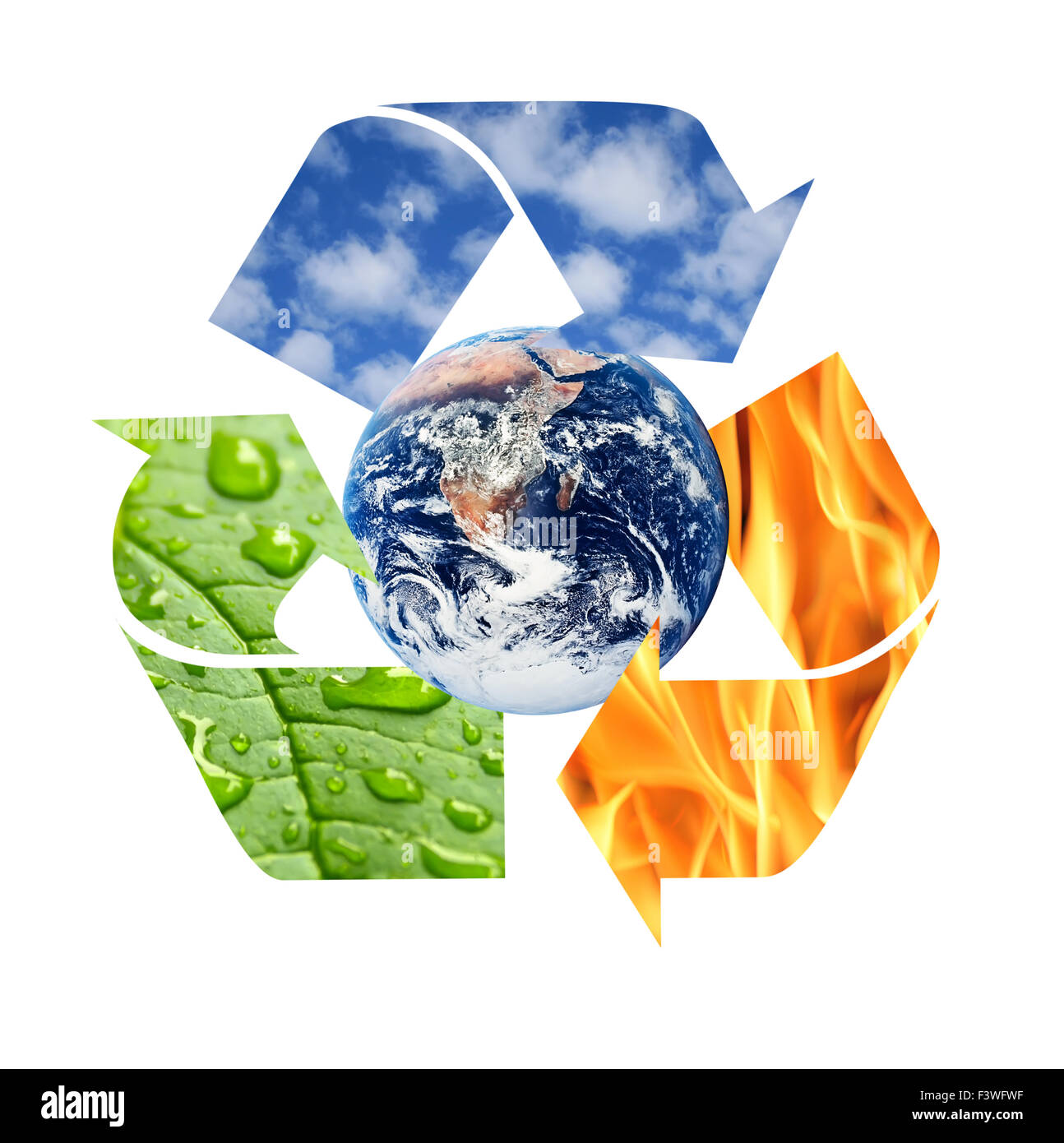 Recycle symbol clouds hi-res stock photography and images - Alamy