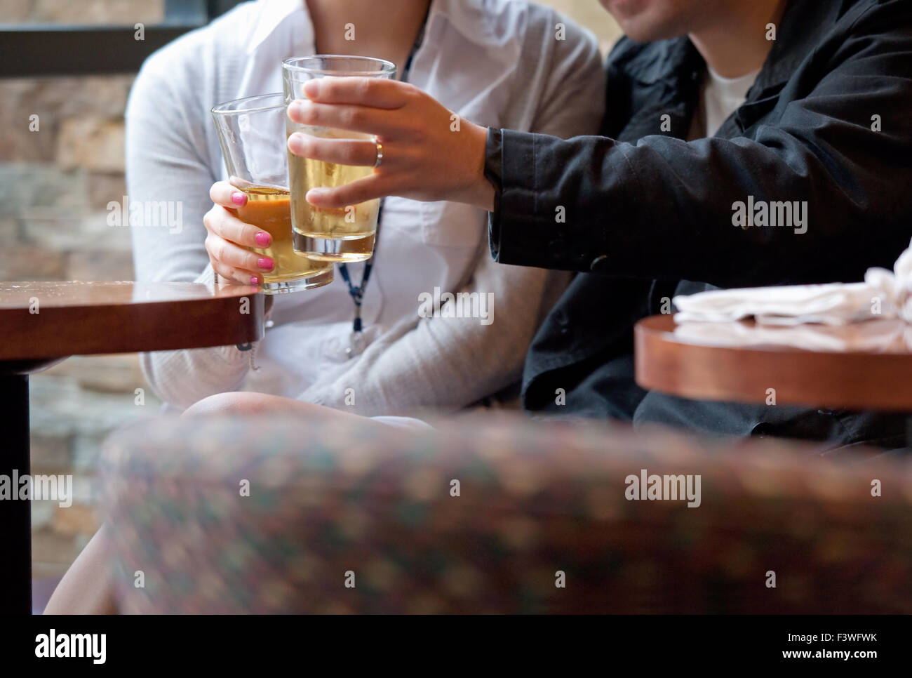toasting over beers Stock Photo - Alamy