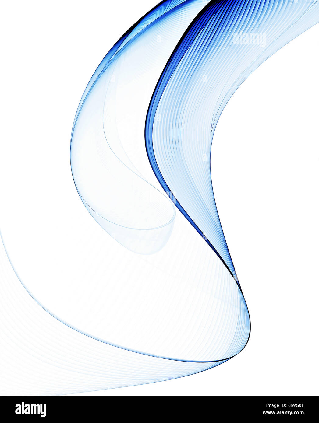 Blue wavy abstract background Stock Photo - Alamy