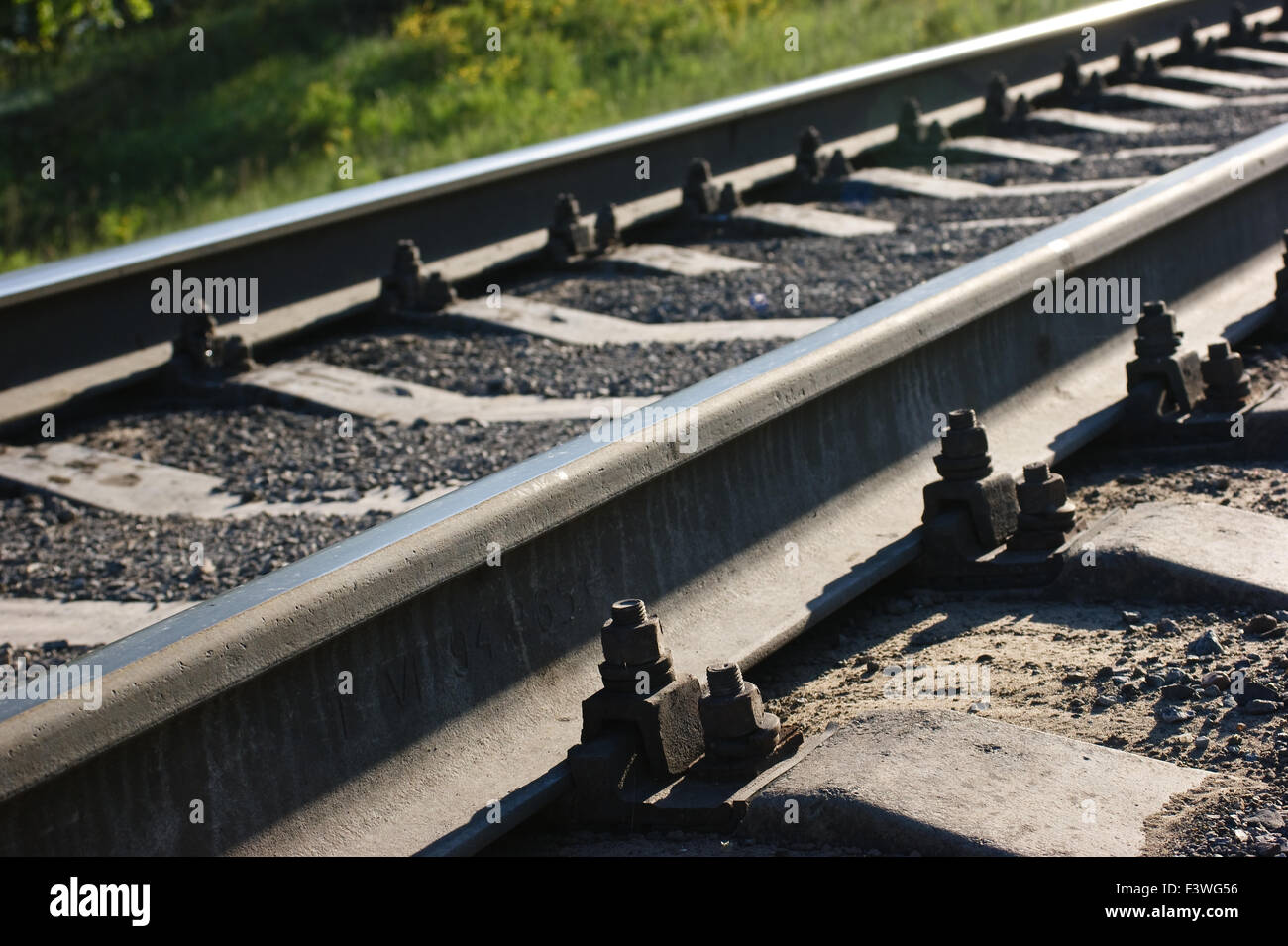 Railroad tracks dividing hi-res stock photography and images - Alamy