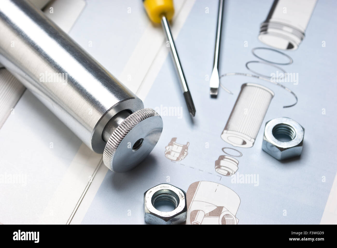 Engineering drawings technology hi-res stock photography and images - Alamy