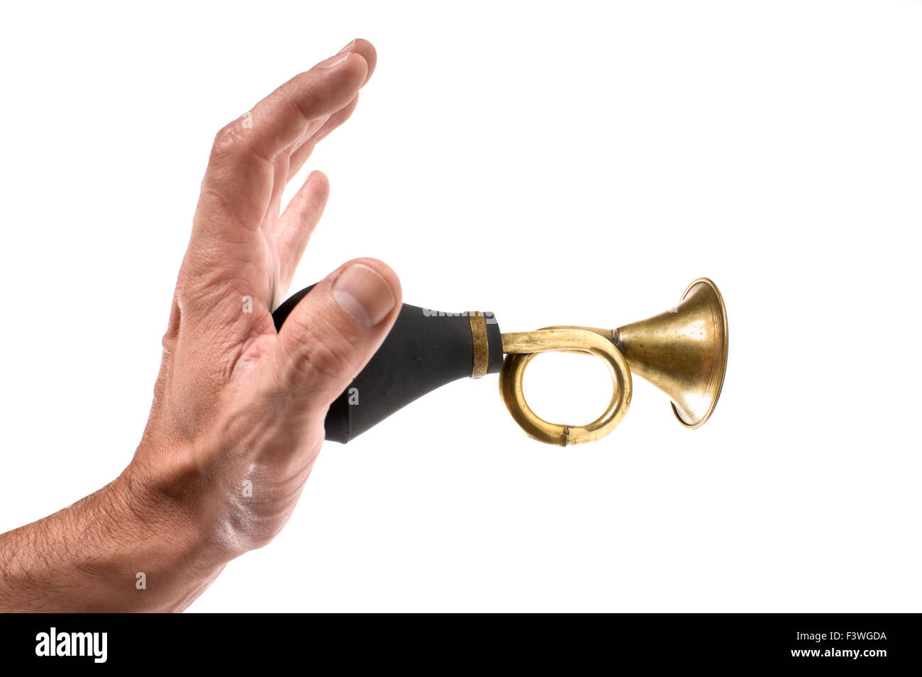 Hand horn hi-res stock photography and images - Alamy