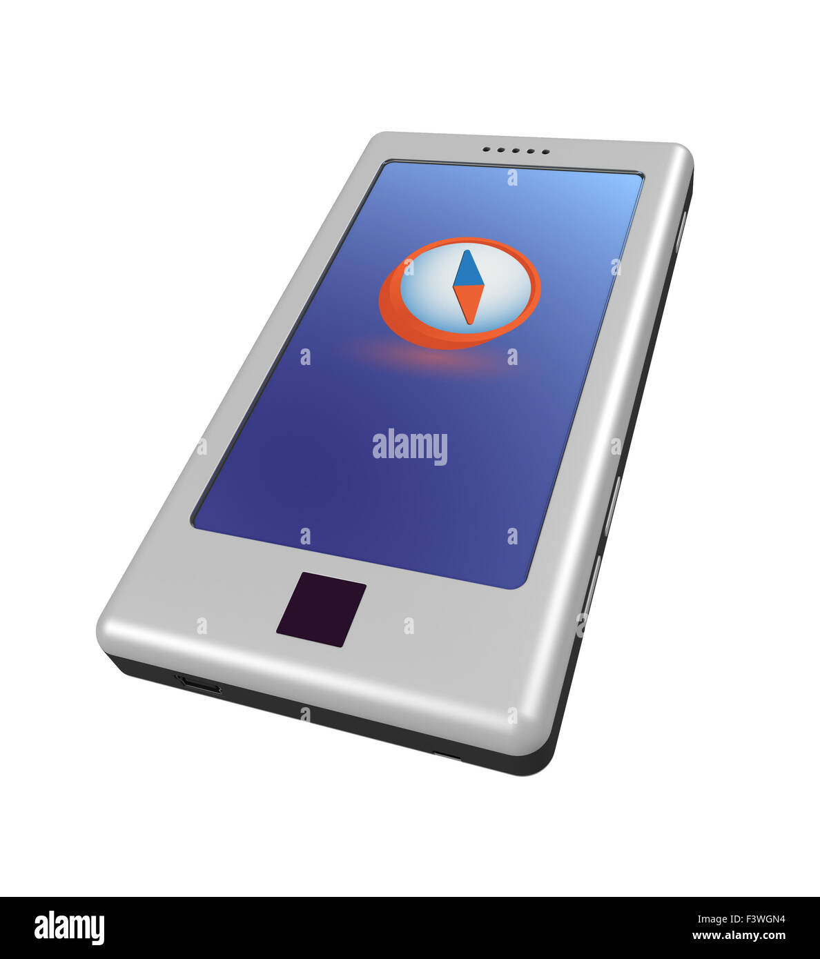 Smartphone - compass Stock Photo - Alamy