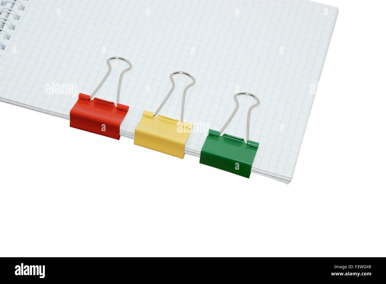 clip on notebook Stock Photo - Alamy